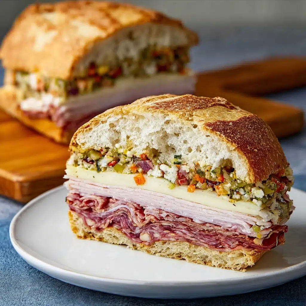 Authentic Muffaletta Sandwich: Bold, Savory New Orleans Classic