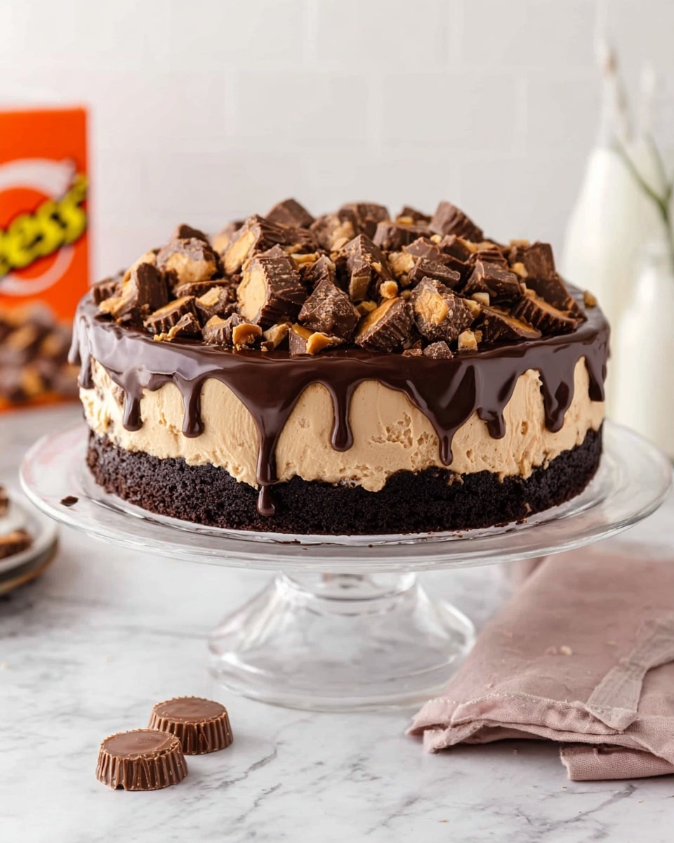 Peanut Butter Cup Dump Cake Delight | Easy Chocolate-Peanut Butter Dessert